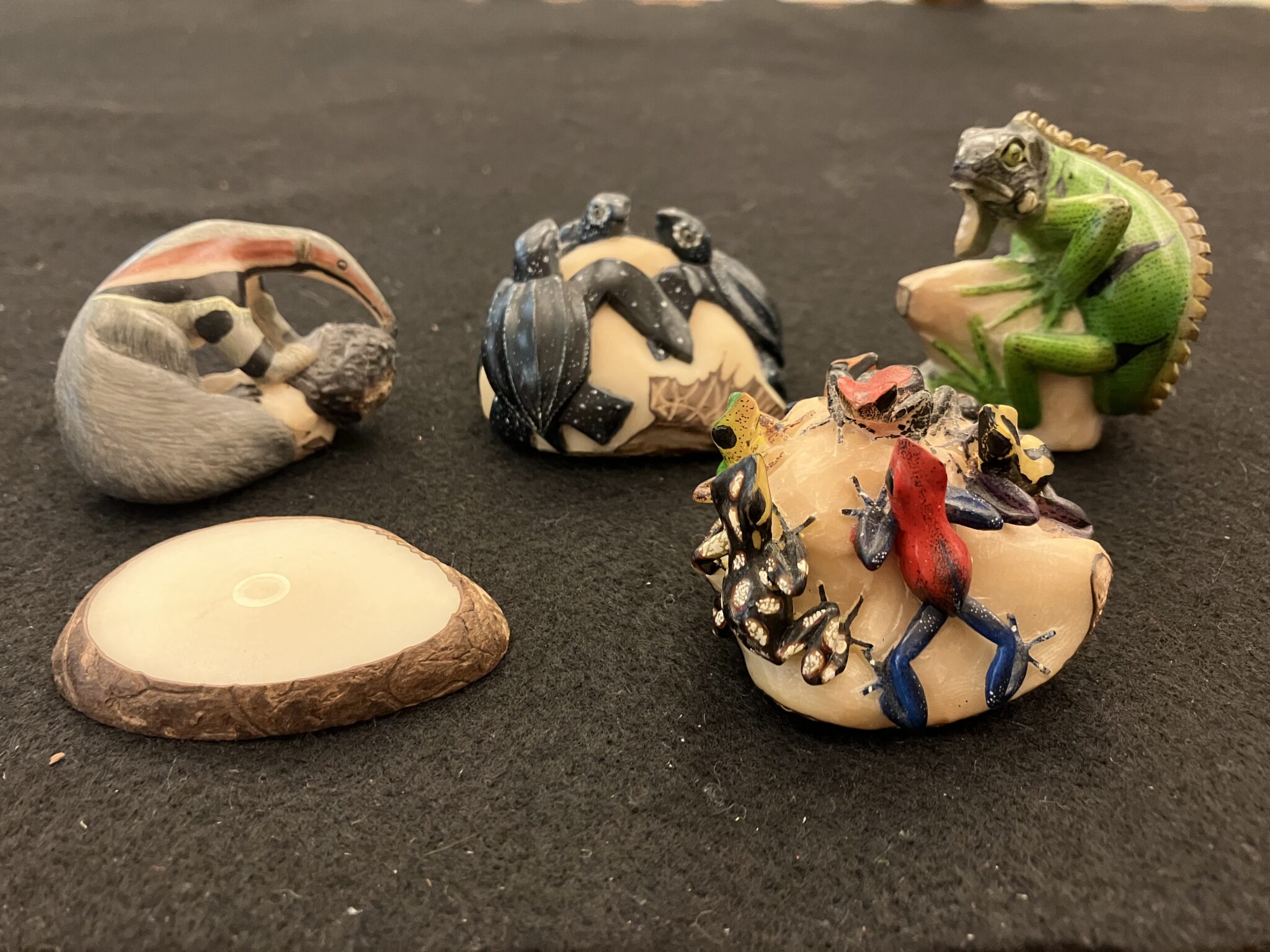 Tagua Nut Carvings - Public Library of Brookline