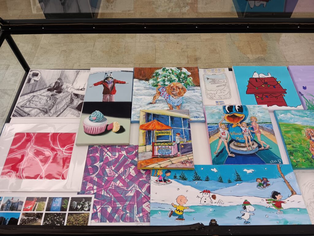 Putterham Library Display Case - Public Library of Brookline